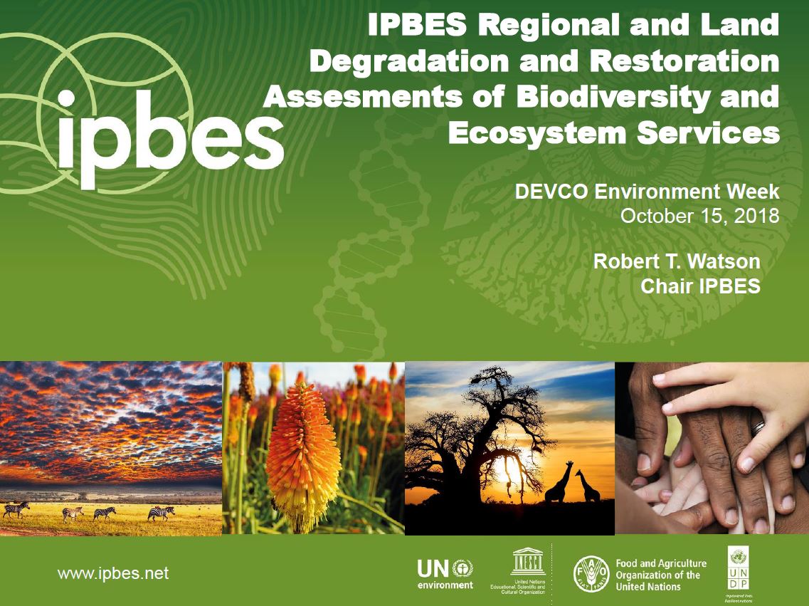 IPBES Regional and Land Degradation Assesments of Biodiversity and ... IPBES Regional and Land Degradation Assesments of Biodiversity and ...